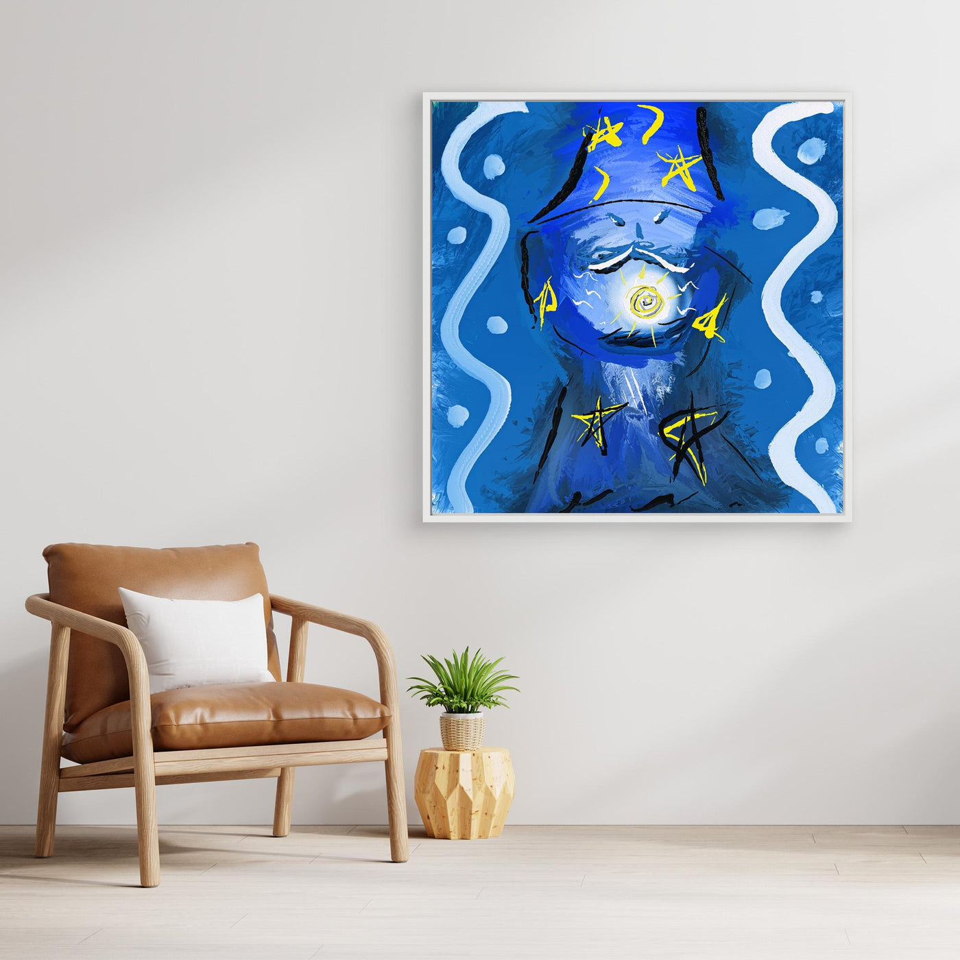 Seer Fantasy Abstract | Magical Canvas Wall Art Print